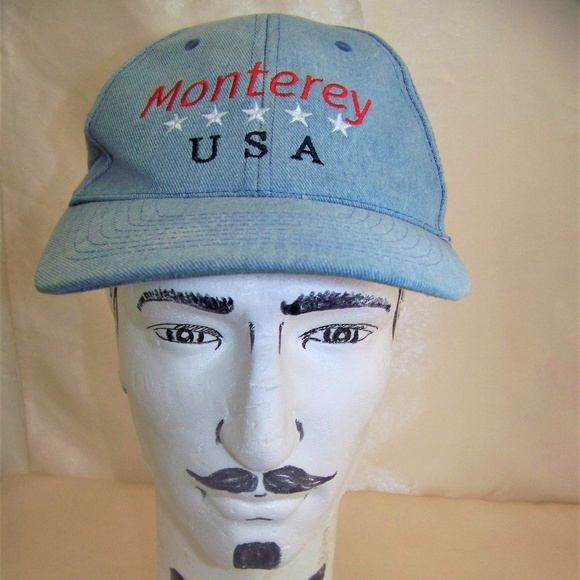 Accessories | Denim Monterey Usa Baseball Cap | Poshmark
